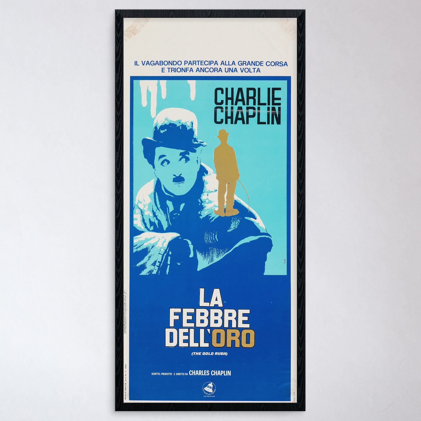 Vintage Charlie Chaplin Poster Charlie Chaplin Vintage Poster 7 For