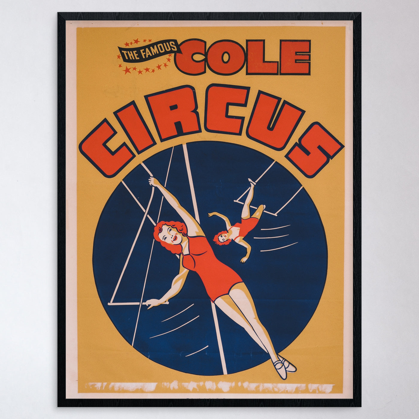 Vintage Circus Poster Template Circus Carnival Frame Vintage 2d Vector